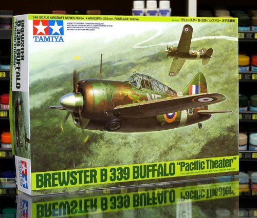 1:48 Brewster B-339 BUFFALO - Amerykański samolot myśliwski - Tamiya ...