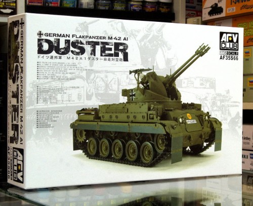 1:35 M-42 DUSTER Flakpanzer- AFV Club AF35S66 Sklep Modelarski 24HOBBY ...