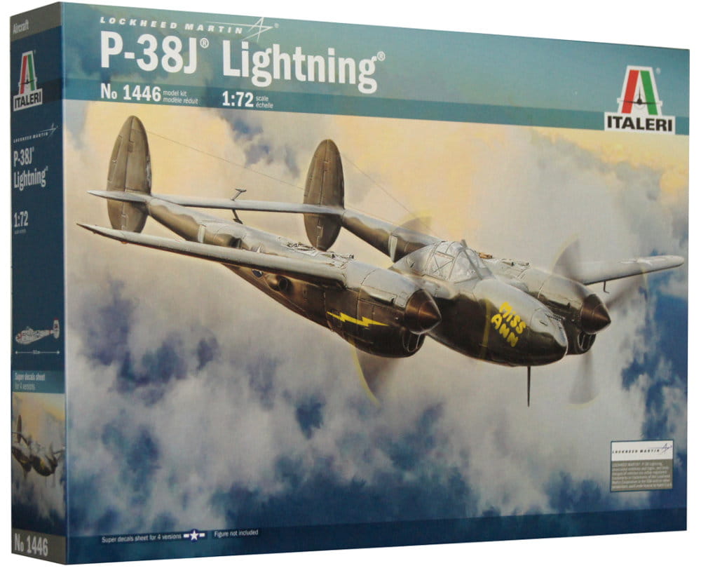 1:72 Lockheed P-38 J LIGHTNING - Italeri 1446 Sklep Modelarski 24HOBBY ...